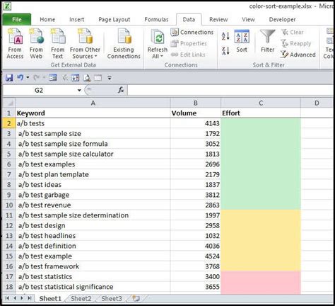 sort excel spreadsheet by column fasrstamp
