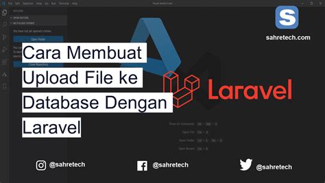 cara membuat upload file ke database dengan laravel