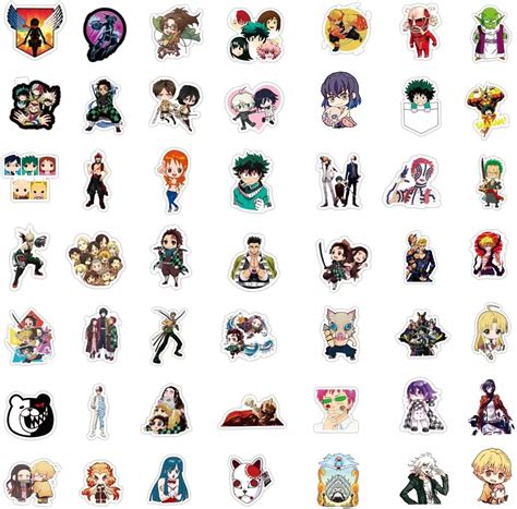Buy 200 Pcs Anime Mixed Stickers Vinyl Waterproof Stickers For Laptop