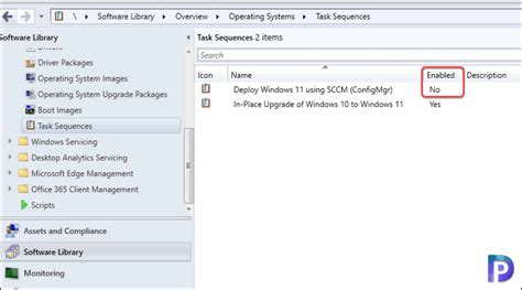 how to disable sccm task sequence deployment