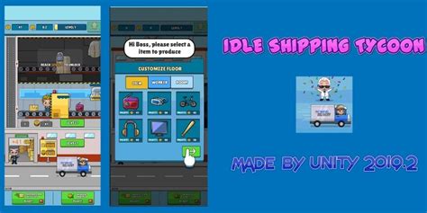 idle shipping tycoon unity source code by foxgames codester