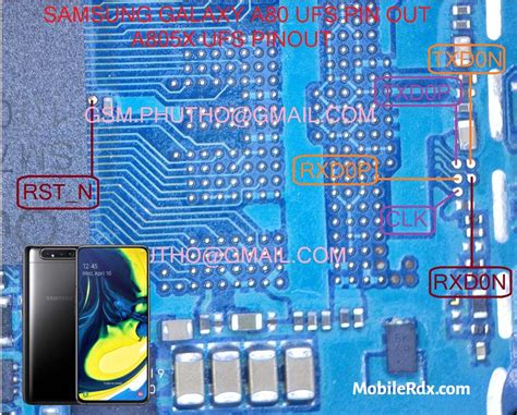 samsung galaxy a a f isp emmc pinout test point images and photos hot