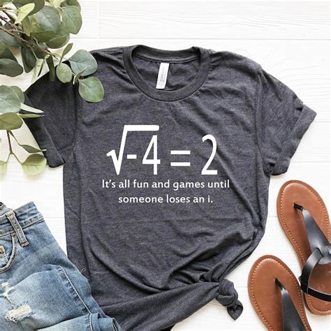 Funny Math T Shirt Etsy