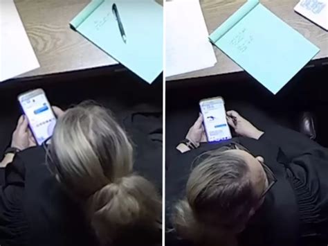 Oklahoma Judge Seen Scrolling During Murder Hearing