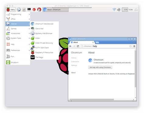 chromium installeren op een raspberry pi