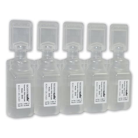 sterile water plastic ampoules — scenesafe