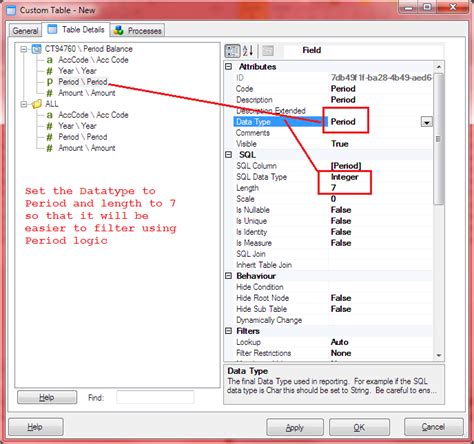 custom tables how to normalize periods or months into rows sharperlight