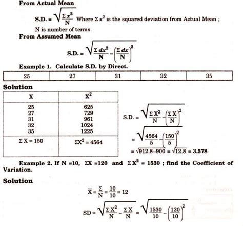 how to calculate standard deviation in 3 different series