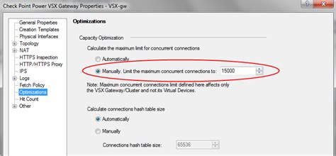 the maximum concurrent connections limit is 100 more than the output of