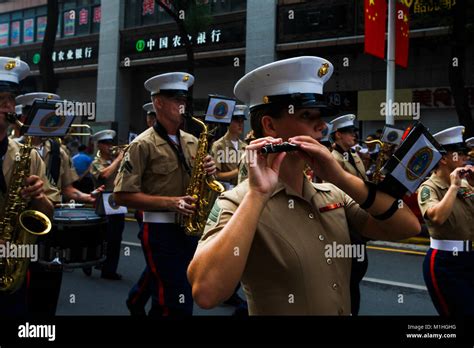 U S Marine Sgt Brook Bart Musician With The U S Marine Corps Forces