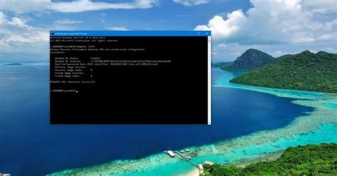 enable disable windows recovery environment winre in windows 10