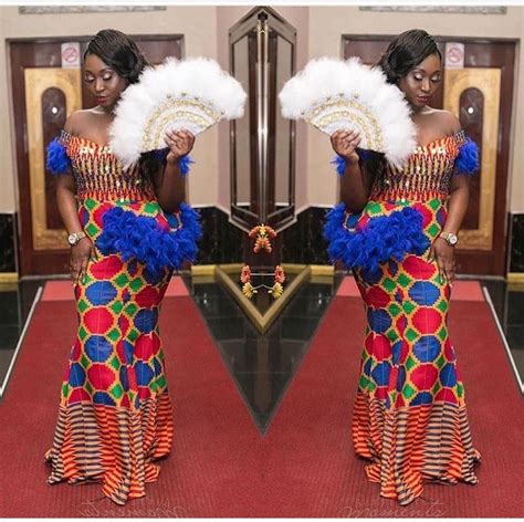 African Women African Fashion Kente Styles Ankara Dresses African