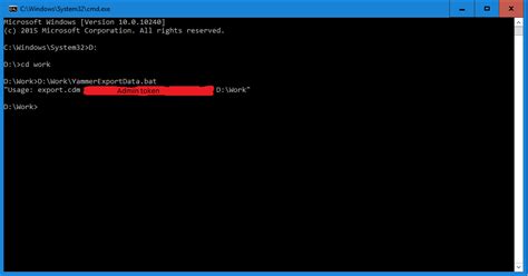 batch file yammer data export using windows code stack overflow