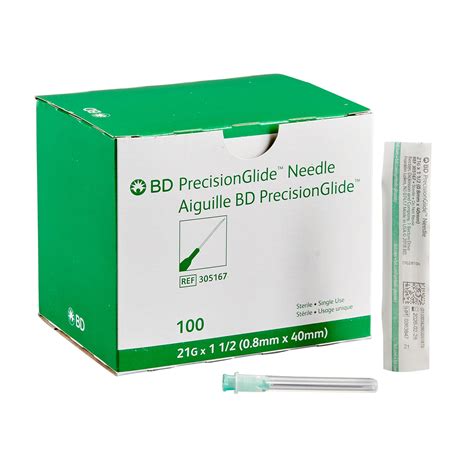 21 G X 1 1 2 In Bd Precisionglide™ Needle 305167 Bd