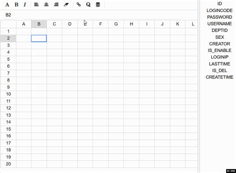 how to dynamically bind array objects to arbitrary columns and render