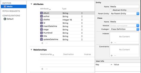 xcode nsmanagedobjectのサブクラスの自作メソッドを呼ぶとunrecognized