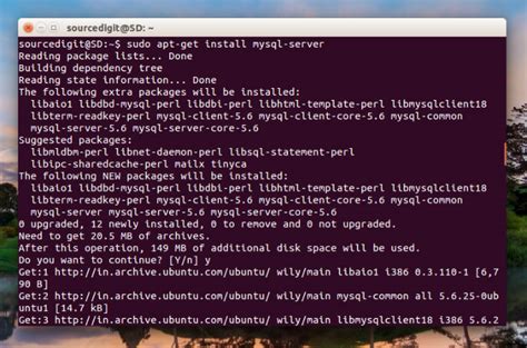 how to install mysql on ubuntu 15 10 ubuntu 14 04 and derivatives