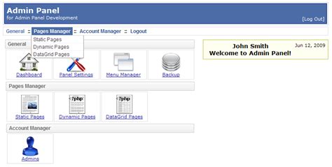 php adminpanel script screenshots apphp