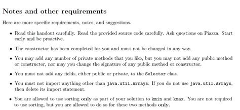 solved here is the selector java file import java util