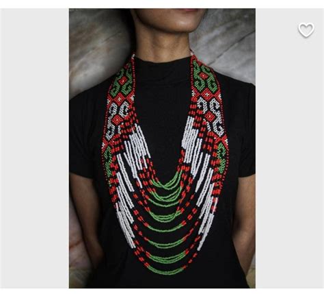 Filipiniana Ethnic Manobo Tboli 8 Layered Traditional Bead Necklace