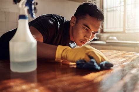 Premium Photo As Squeaky Clean As A Kitchen Should Be Shot Of A Young