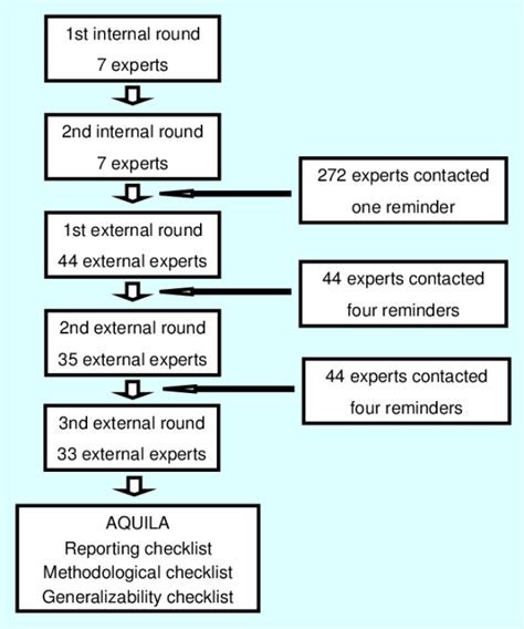 flowchart overview of the delphi flow and the number of experts
