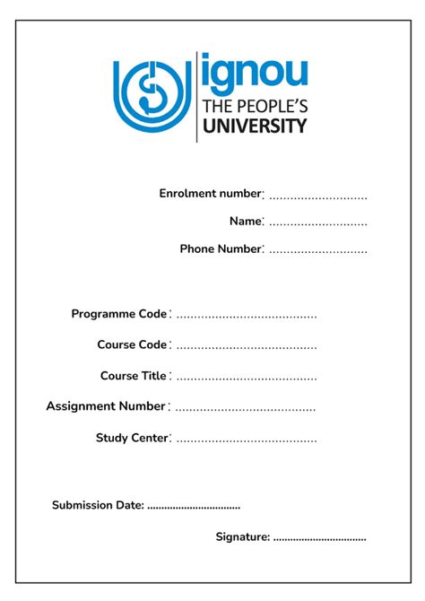 how to make assignment front page format design talk
