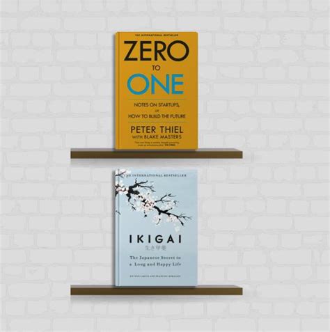 Zero To One And Ikigai Combo Set The Book Vibe