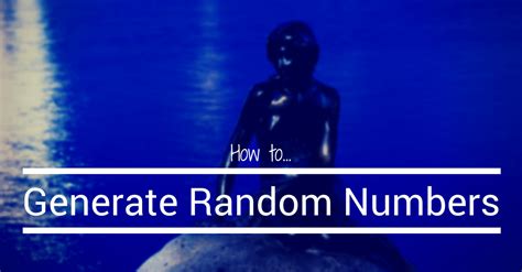 generate random number excel