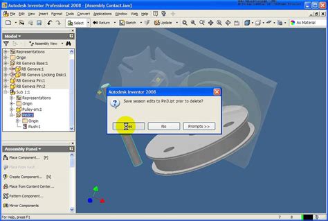 3 create a subassembly and work with grounded parts youtube