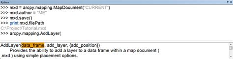 getting started with arcpy mapping tutorial—help arcgis desktop