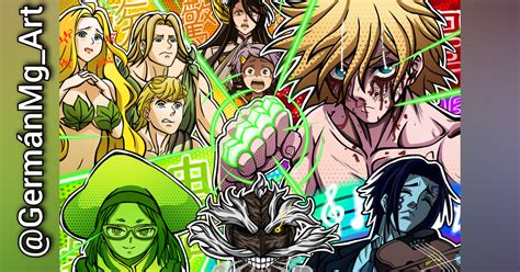 Shuumatsunovalkyrie Adam Vs Zeus Record Of Ragnarok Germánmg Artの
