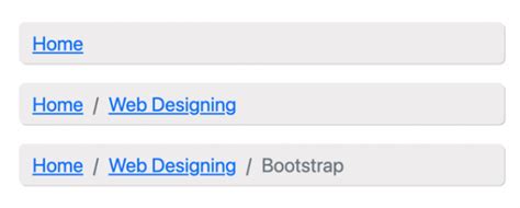 how to create bootstrap 5 breadcrumbs webnots