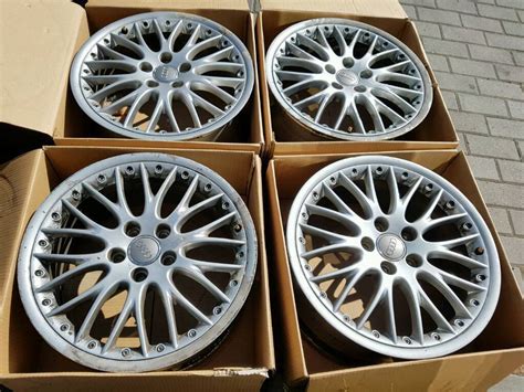 Genuine Audi 18 Inch Bbs Speedline Alloy Wheels 5x112 Split Rims For A3