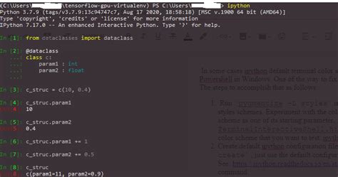 an endless xploration configuring custom ipython terminal color scheme