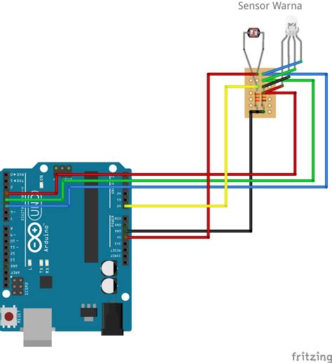robot servo penyortir warna arduino project hub