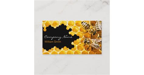 Honey Seller Beekeeper Business Card Zazzle