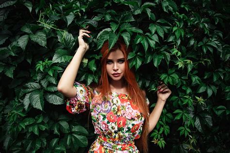 Hd Wallpaper Dana Bounty Women Model Redhead Long Hair Outdoors