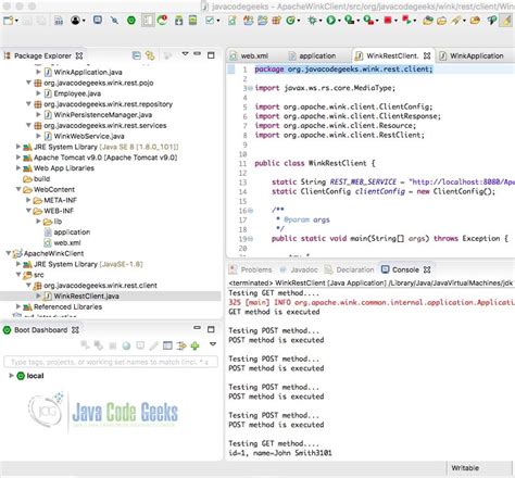 introduction to apache wink examples java code geeks 2022