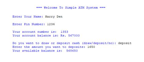 simple atm system in python with source code source code and projects
