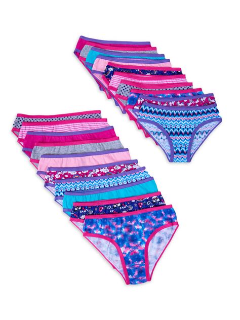 Chili Peppers Girls Bikini Underwear 20 Pack Sizes 4 14