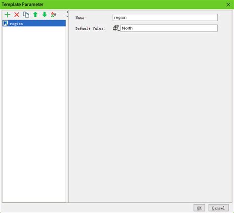 detail of template parameter finereport