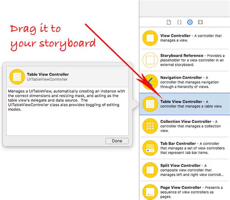 ios table view tutorial creating tableview in xcode 7
