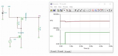 tina spice tina ti import pmos problem simulation hardware and system