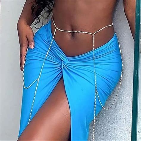 Stonefans Sexy Rhinestone Leg Thigh Chain Bikini Body Accessories