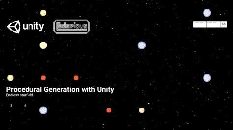 procedural generation with unity endless starfield youtube