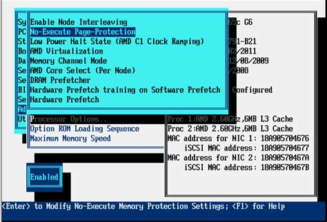vmware esxi requires the execute disable no execute cpu feature to be