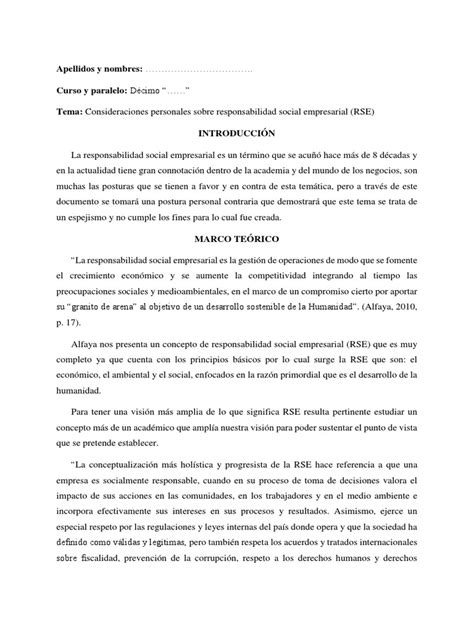 Ejemplo De Ensayo Formal