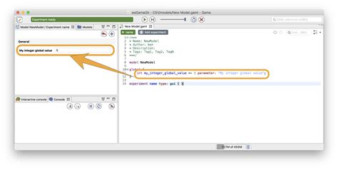 defining parameters gama platform