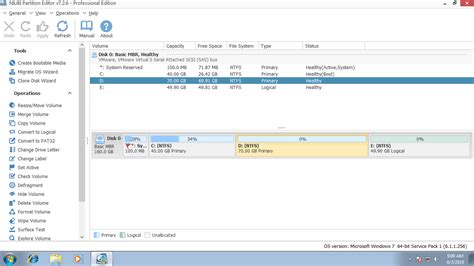 Guide To Resize Windows 7 Partition Without Data Loss 32 64 Bit